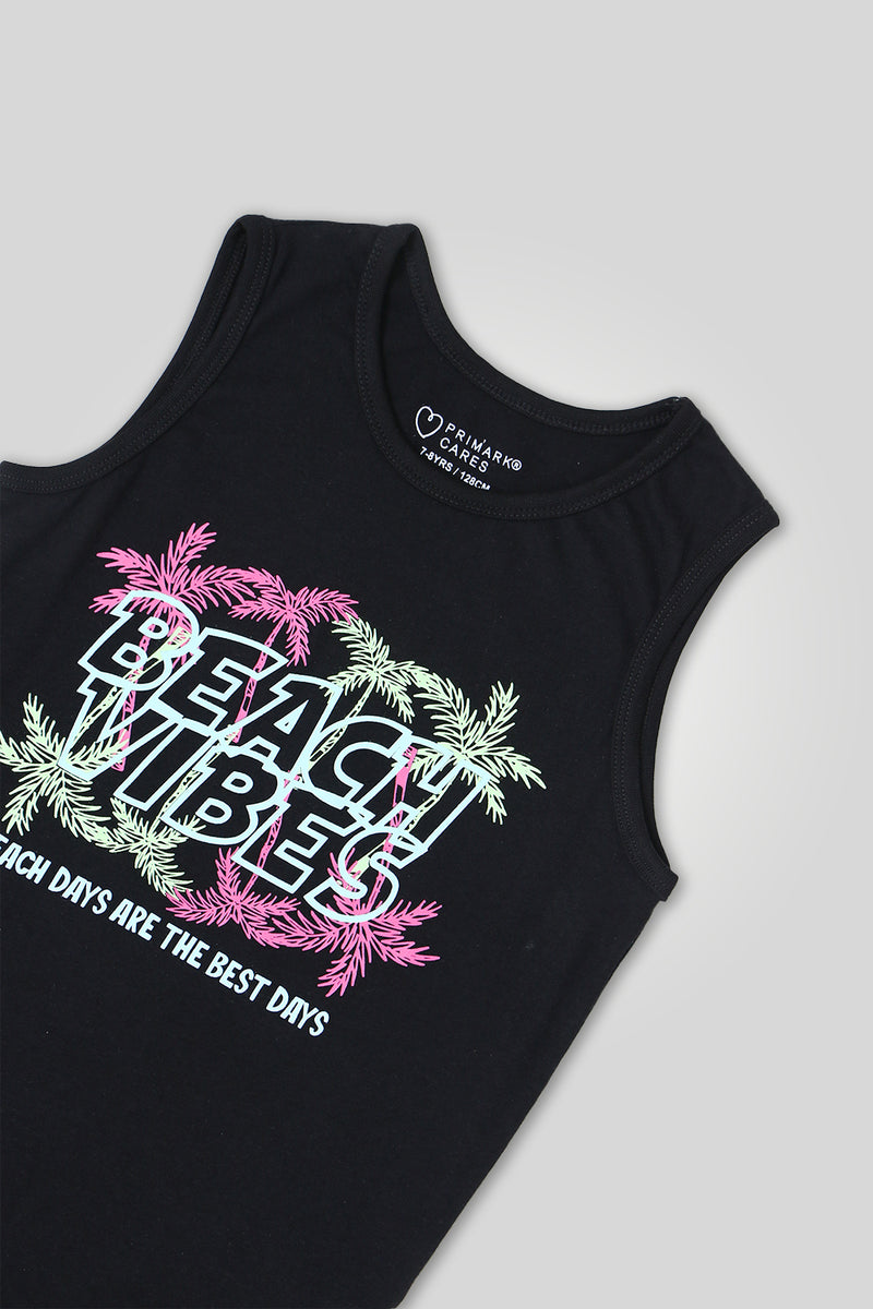 Boys Branded Graphic Sando - Black– EXPOSTORE